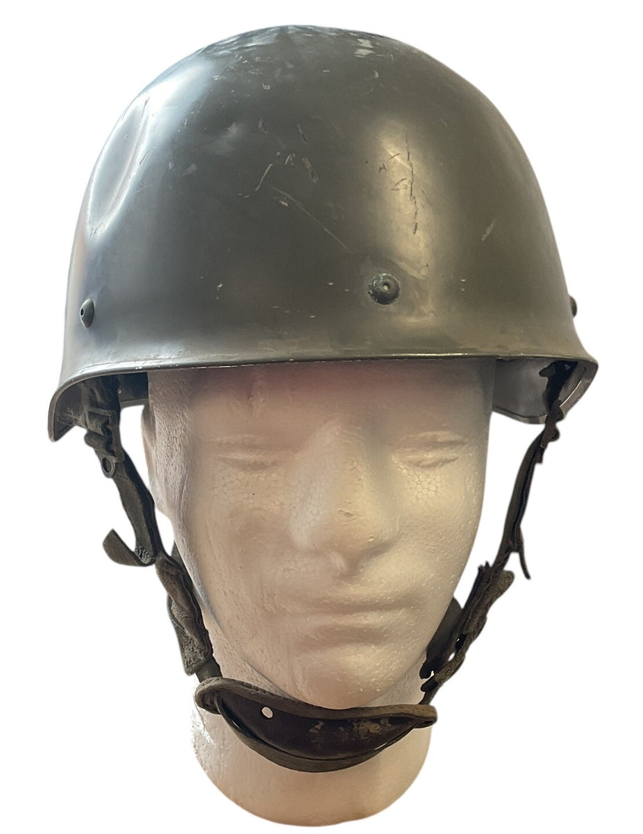 French Army F1 Steel Combat Helmet - With Damage – Pools Surplus Stores