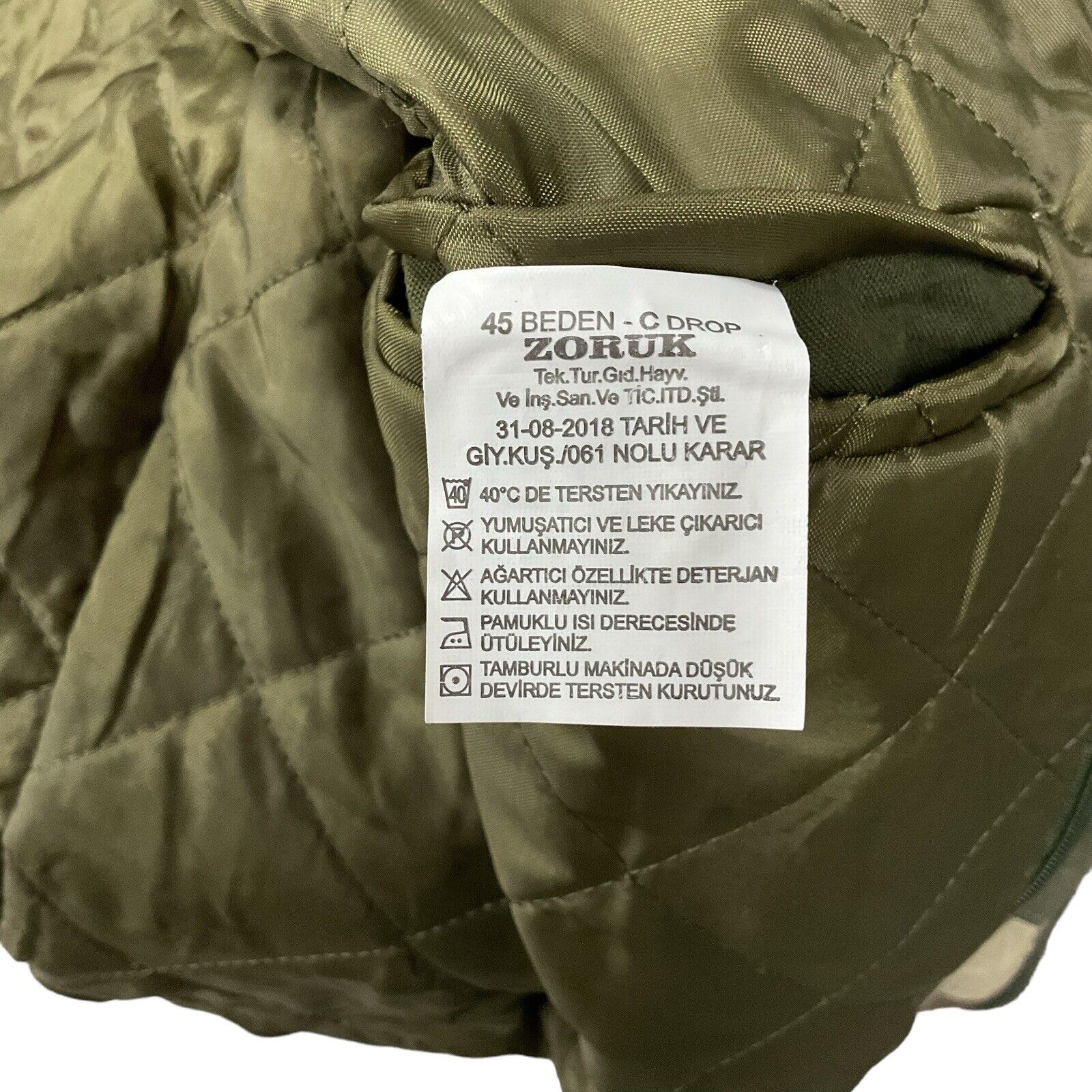 Turkish Armed Forces SPEC OPS Woodland Parka – Pools Surplus Stores
