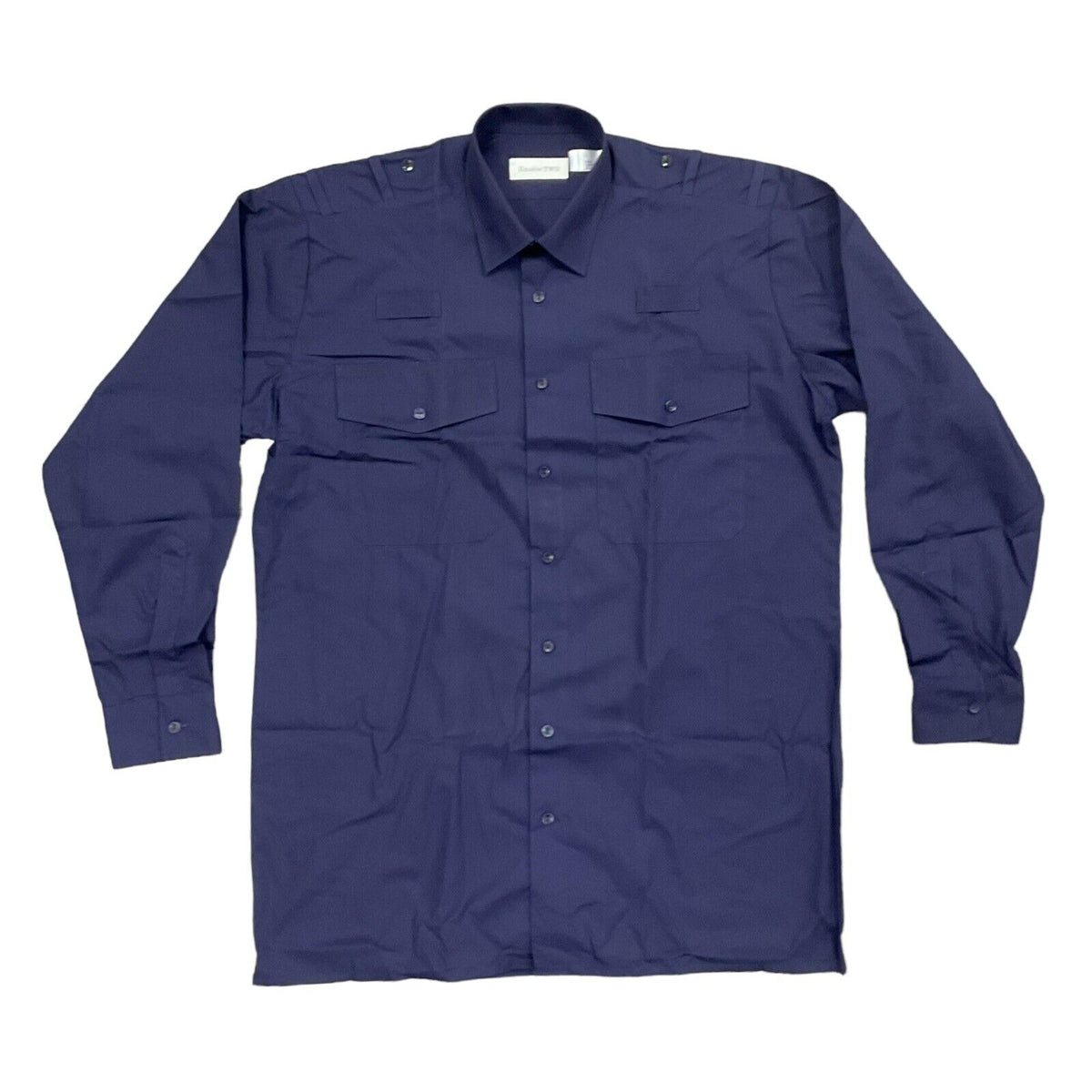 Double Two' Ministry of Defence Navy Blue Work Shirt Long + Short Slee ...