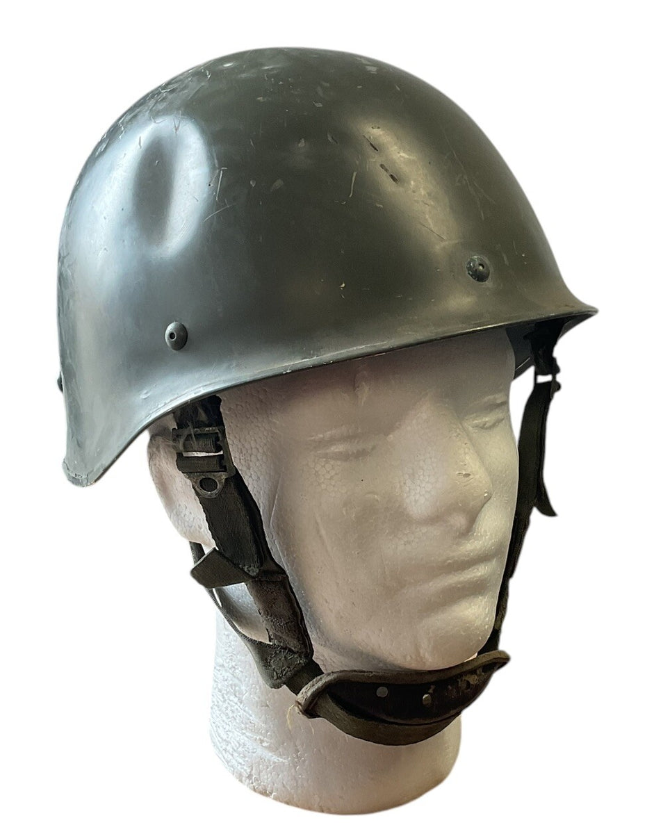 French Army F1 Steel Combat Helmet - With Damage – Pools Surplus Stores