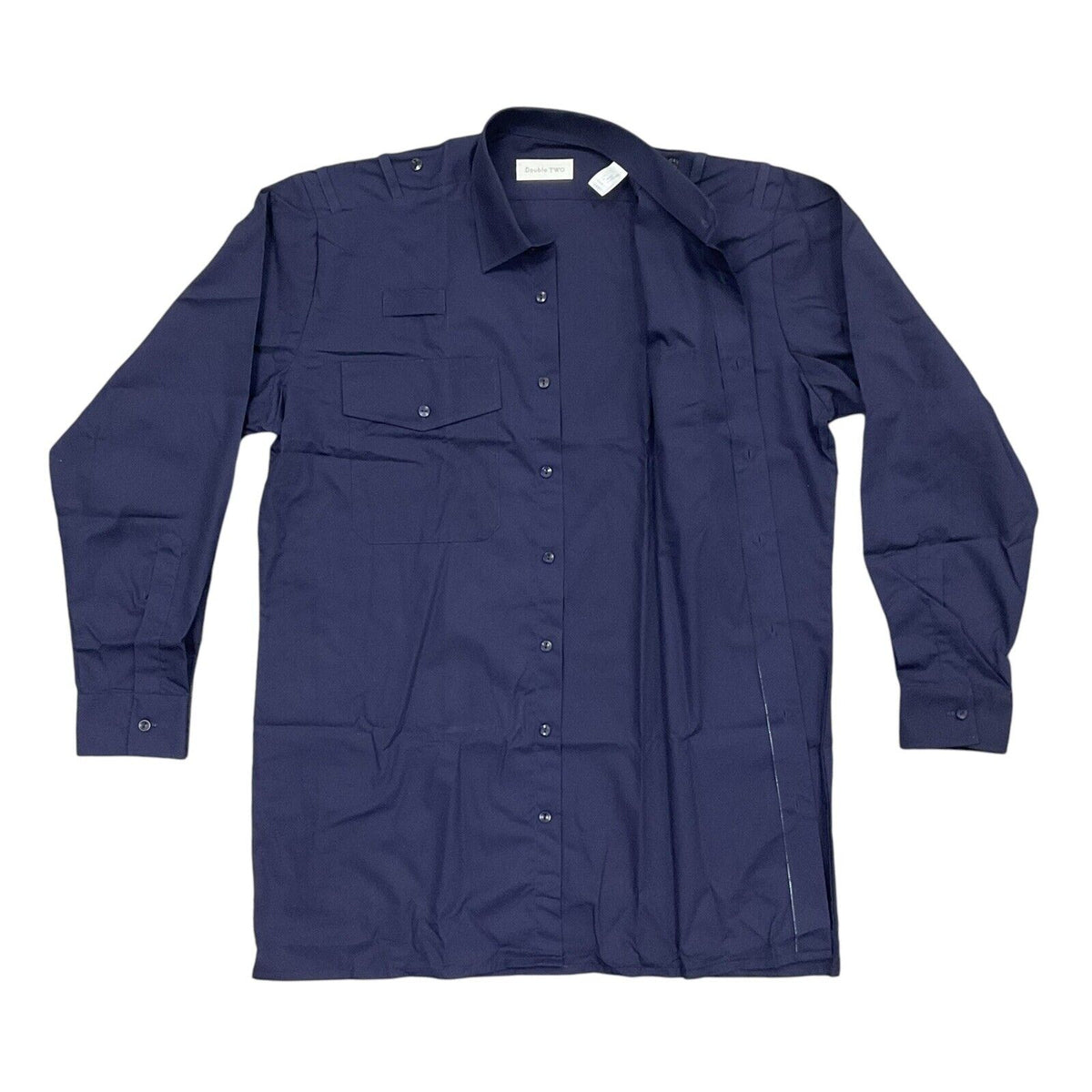 Double Two' Ministry of Defence Navy Blue Work Shirt Long + Short Slee ...