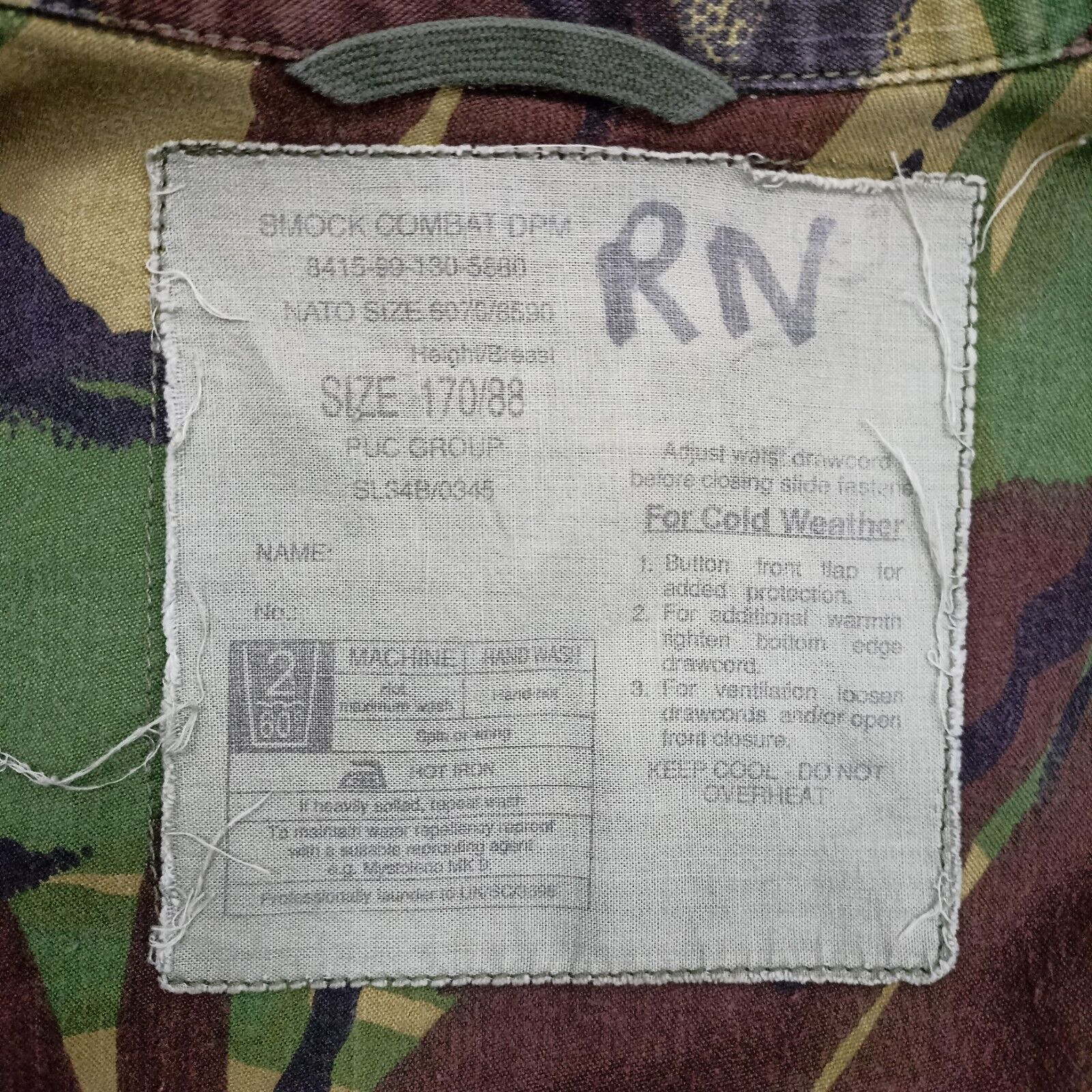 British Army 85 Pattern DPM Combat Smock – Pools Surplus Stores