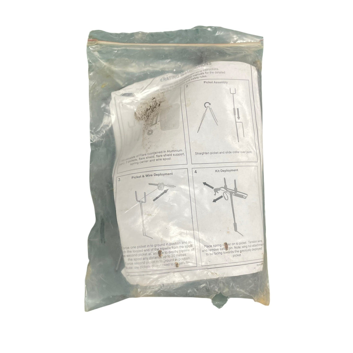 Military Trip Wire Picket Tripwire Perimeter Defense Complete Kit - Fa ...