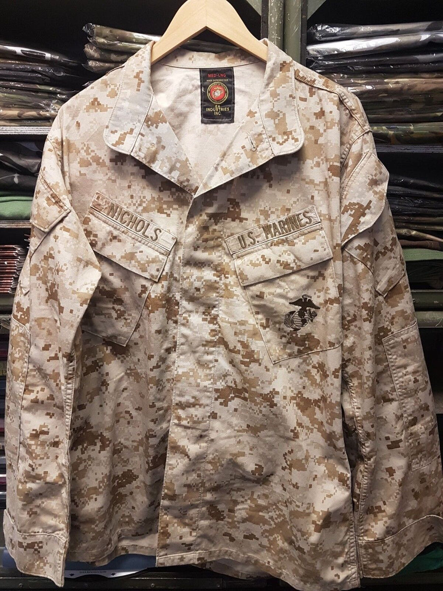 US Marines USMC MARPAT Desert Camo Shirt – Pools Surplus Stores