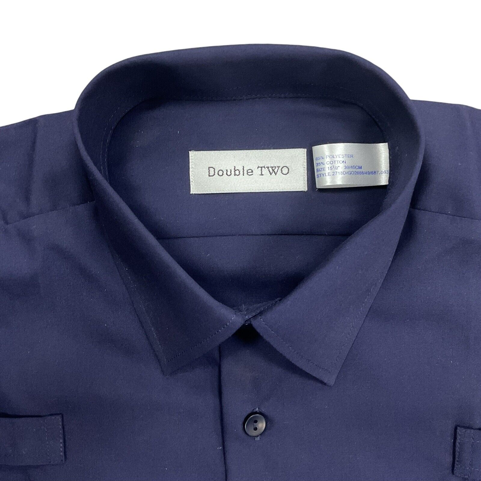 Double Two' Ministry of Defence Navy Blue Work Shirt Long + Short Slee ...