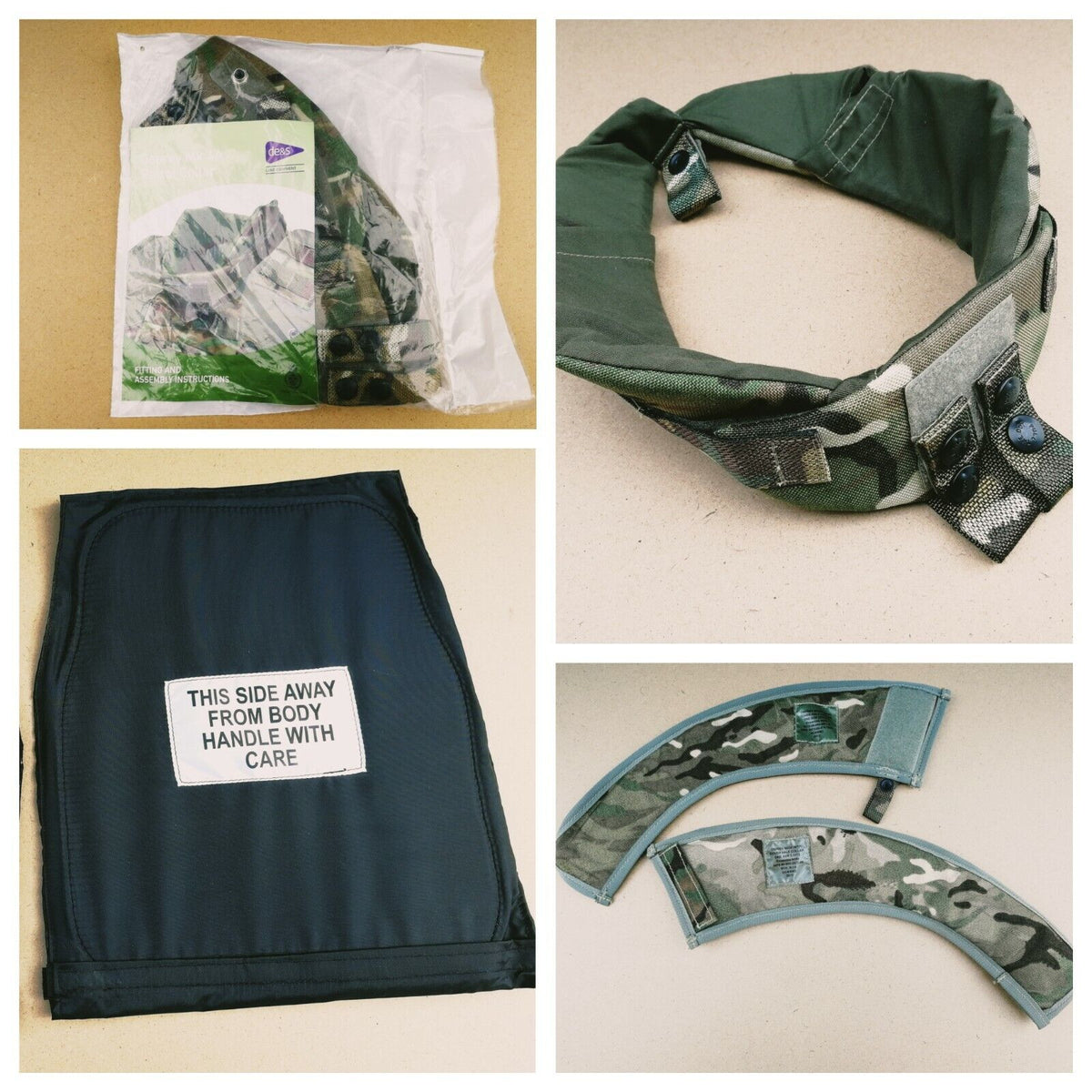 Assorted British Army OSPREY MkIV/a MTP Body Armour Pieces – Pools ...