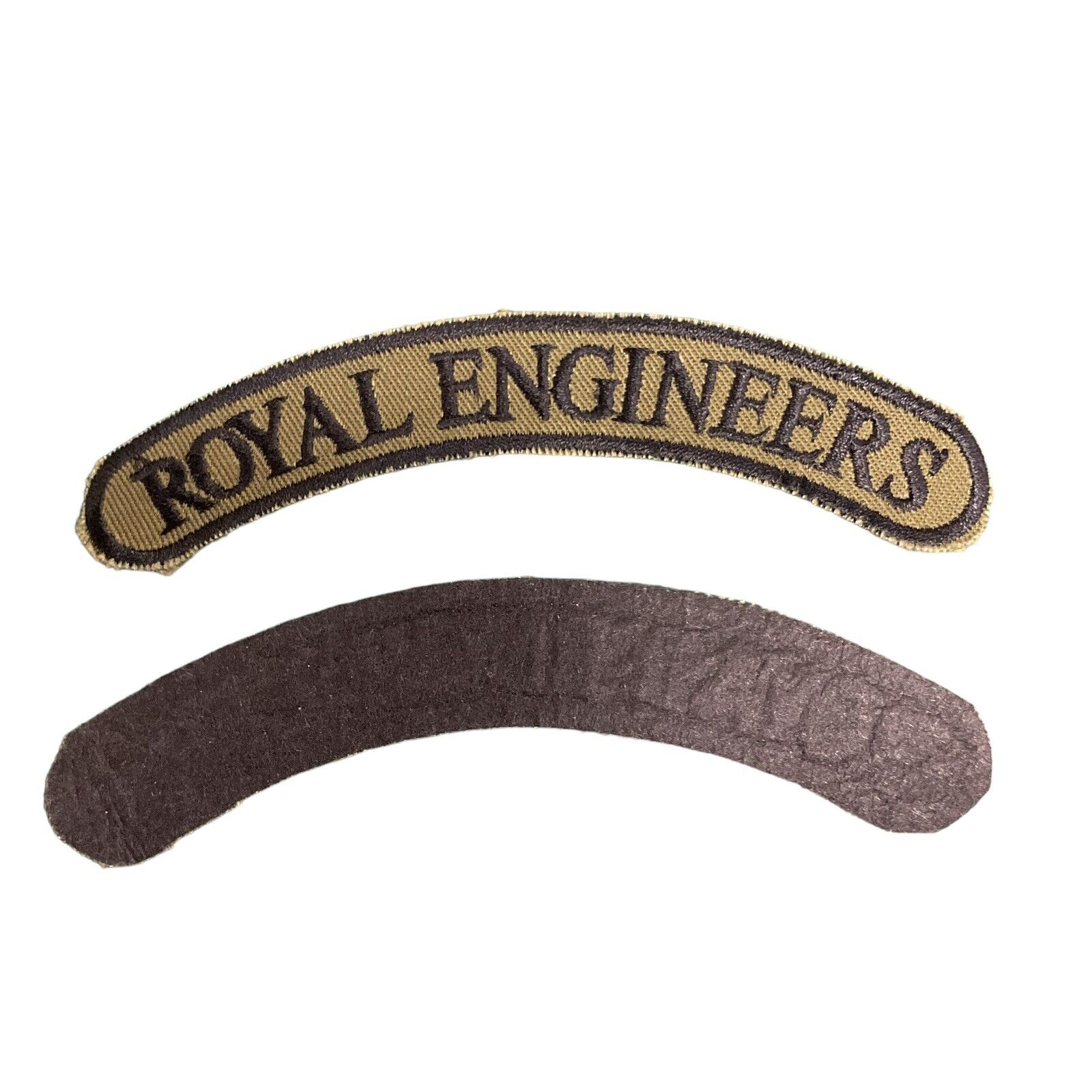British Army Royal Engineers Regiment Shoulder Titles (ONE PAIR ...