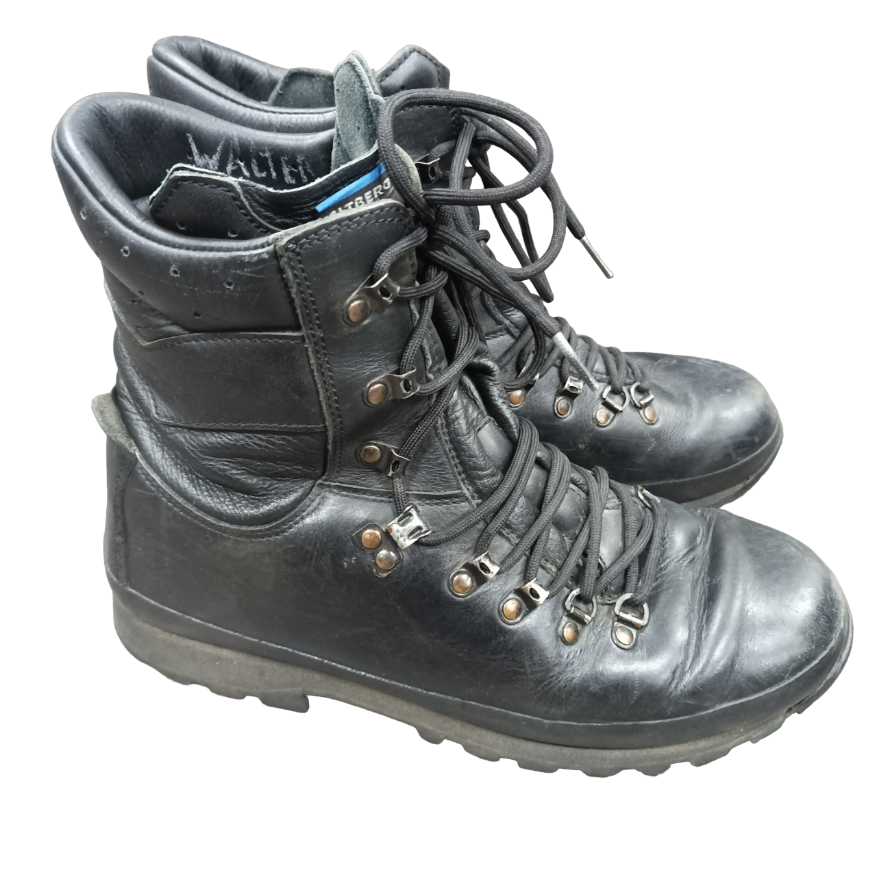 ALTBERG Defender Black Leather Combat Boots – Pools Surplus Stores