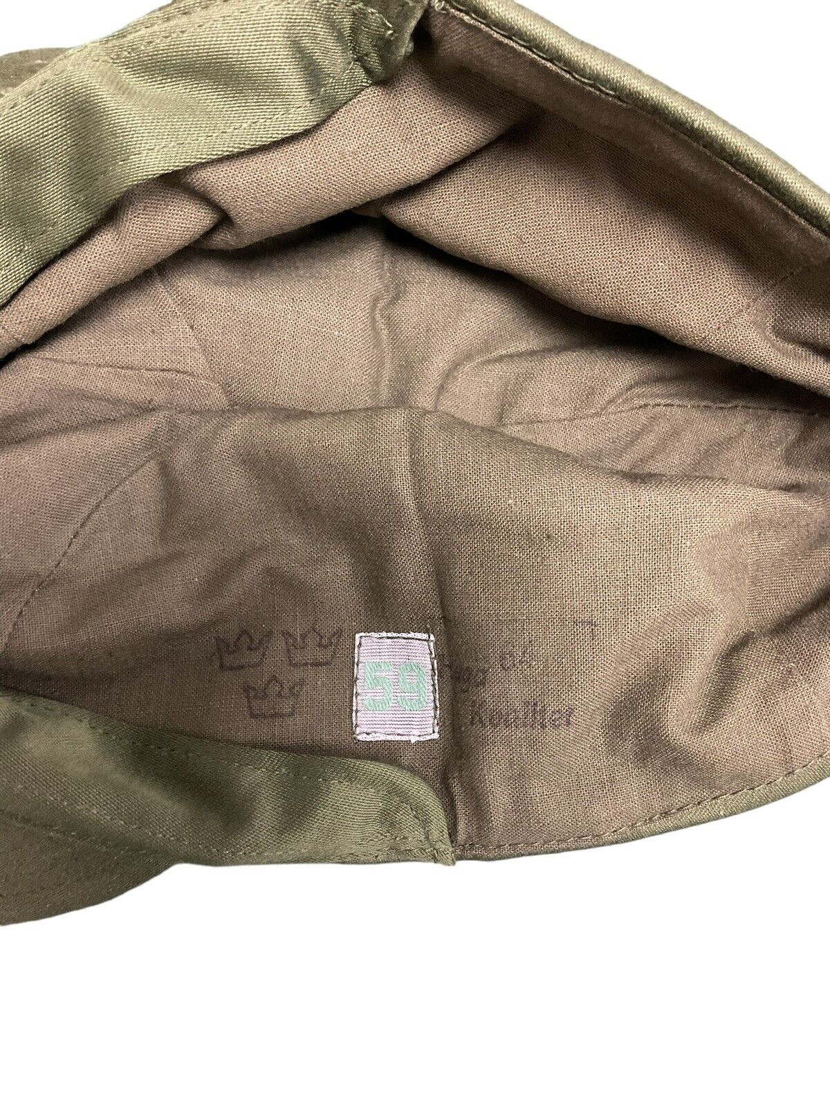 Swedish Army M59 Field Cap - New / Unissued – Pools Surplus Stores