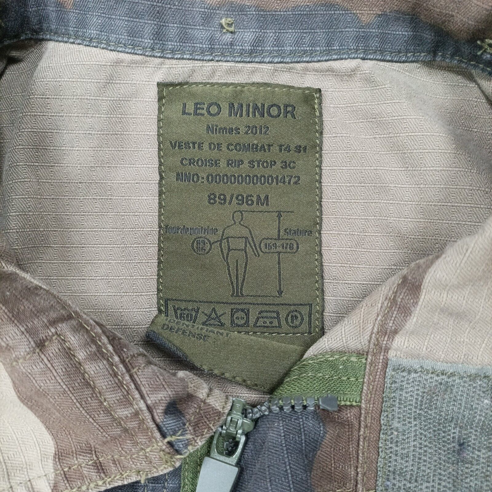French Army FELIN Combat Smock T4 Summer Ripstop + Winter Sateen NG Pa ...