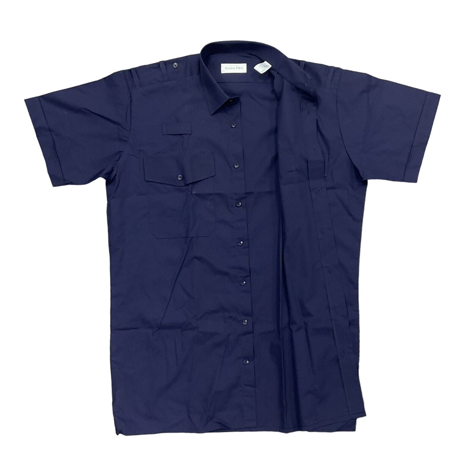 Double Two' Ministry of Defence Navy Blue Work Shirt Long + Short Slee ...