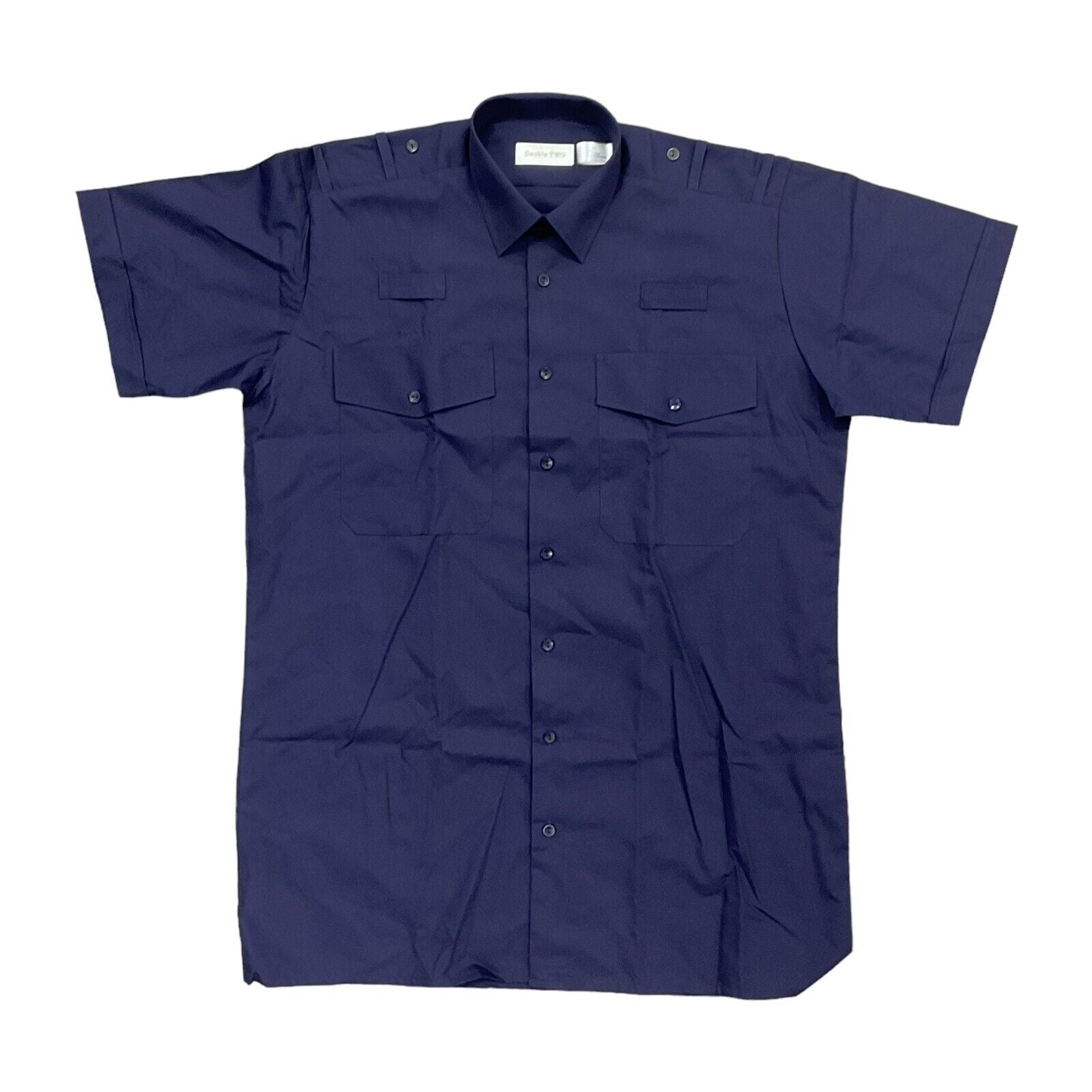 Double Two' Ministry of Defence Navy Blue Work Shirt Long + Short Slee ...