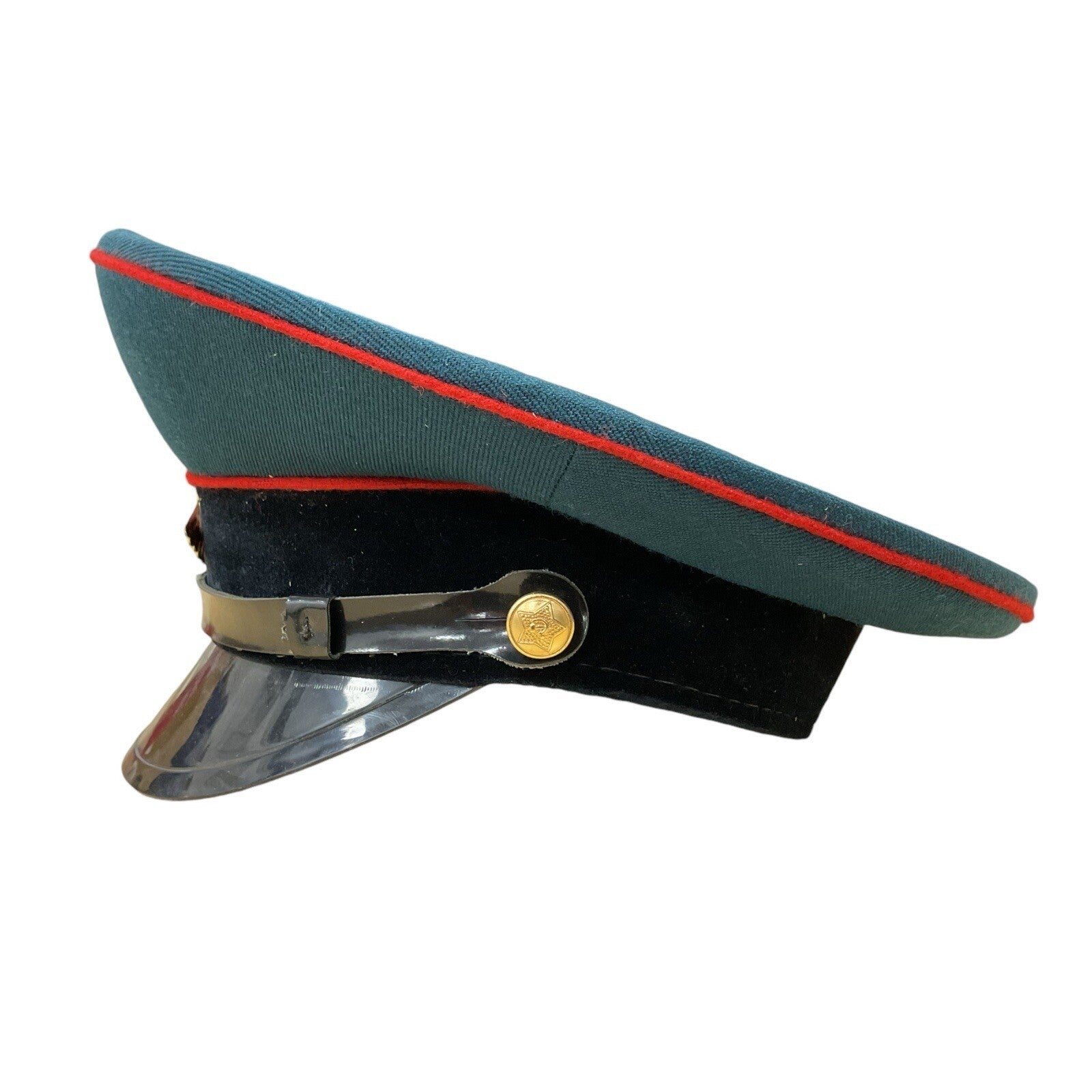 USSR Army Vintage Officer Peaked Cap 53cm [R3] – Pools Surplus Stores