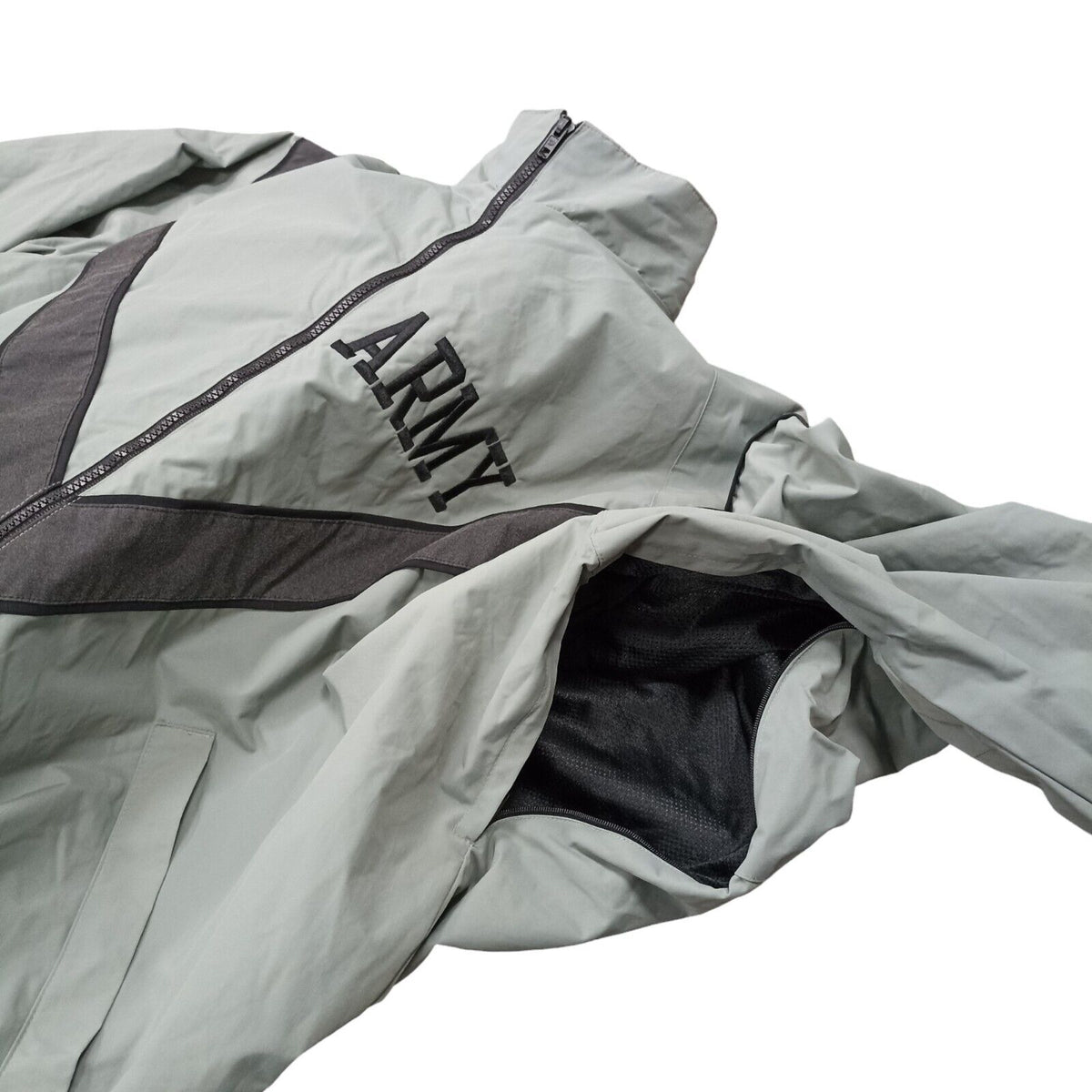 Vintage US Army Grey PT Tracksuit Top Military Training Jacket IPFU ...