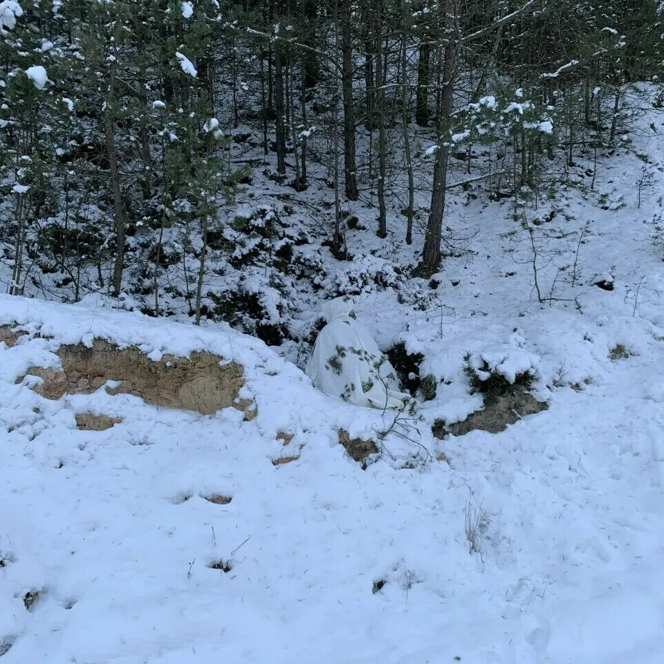 German Army Schneetarn Snow Camouflage Poncho – Pools Surplus Stores