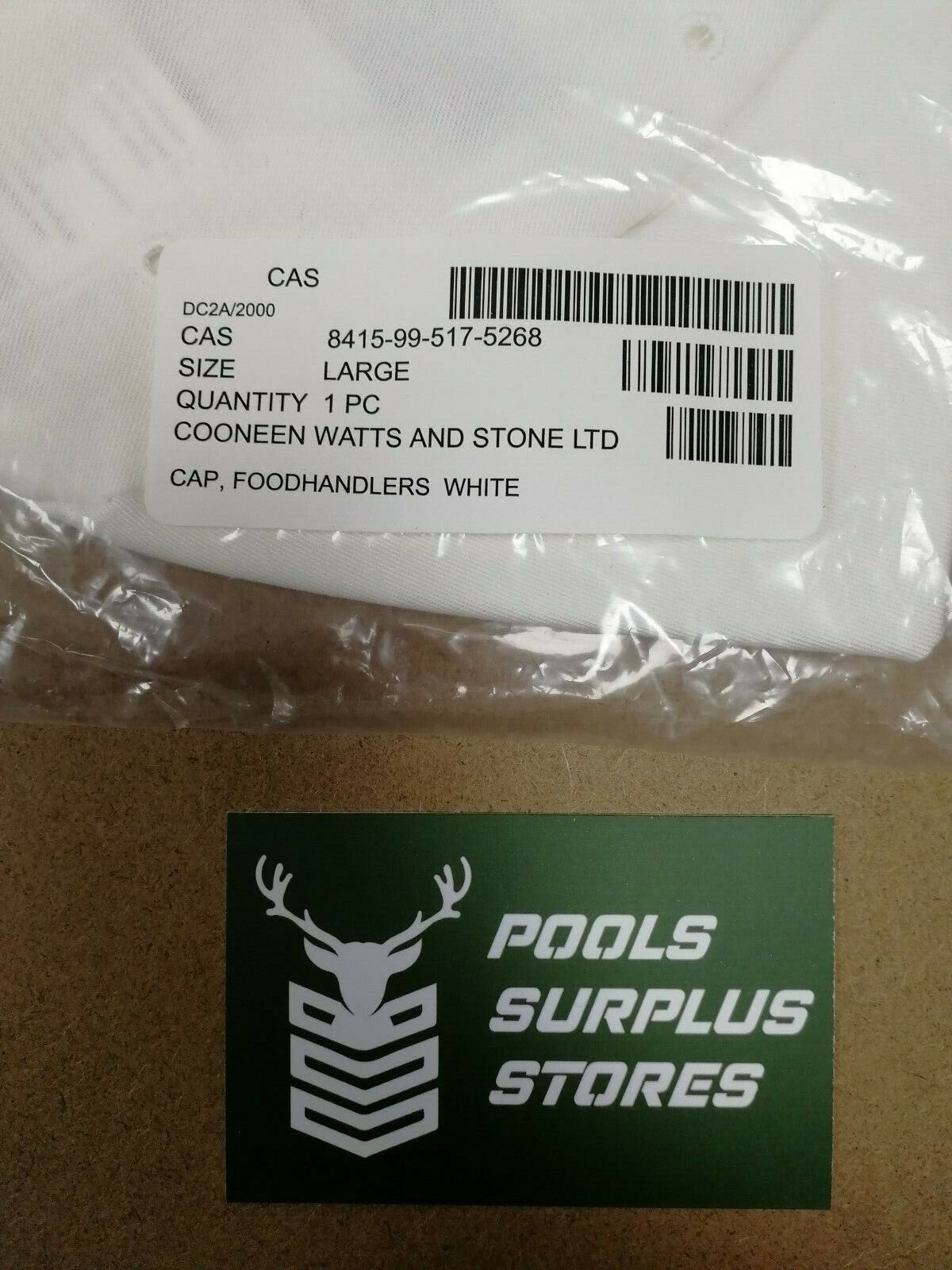 British Army Food Handlers Caps – Pools Surplus Stores