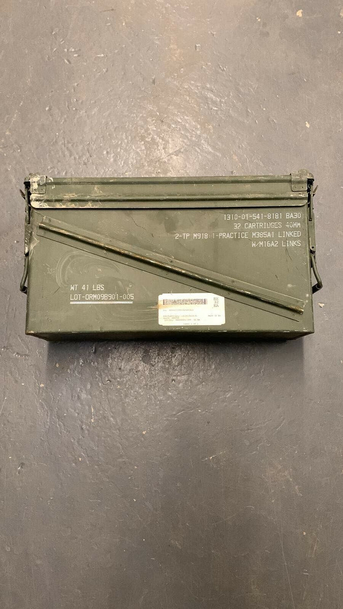 NATO 40mm Ammunition Box / Ammo Tin – Pools Surplus Stores