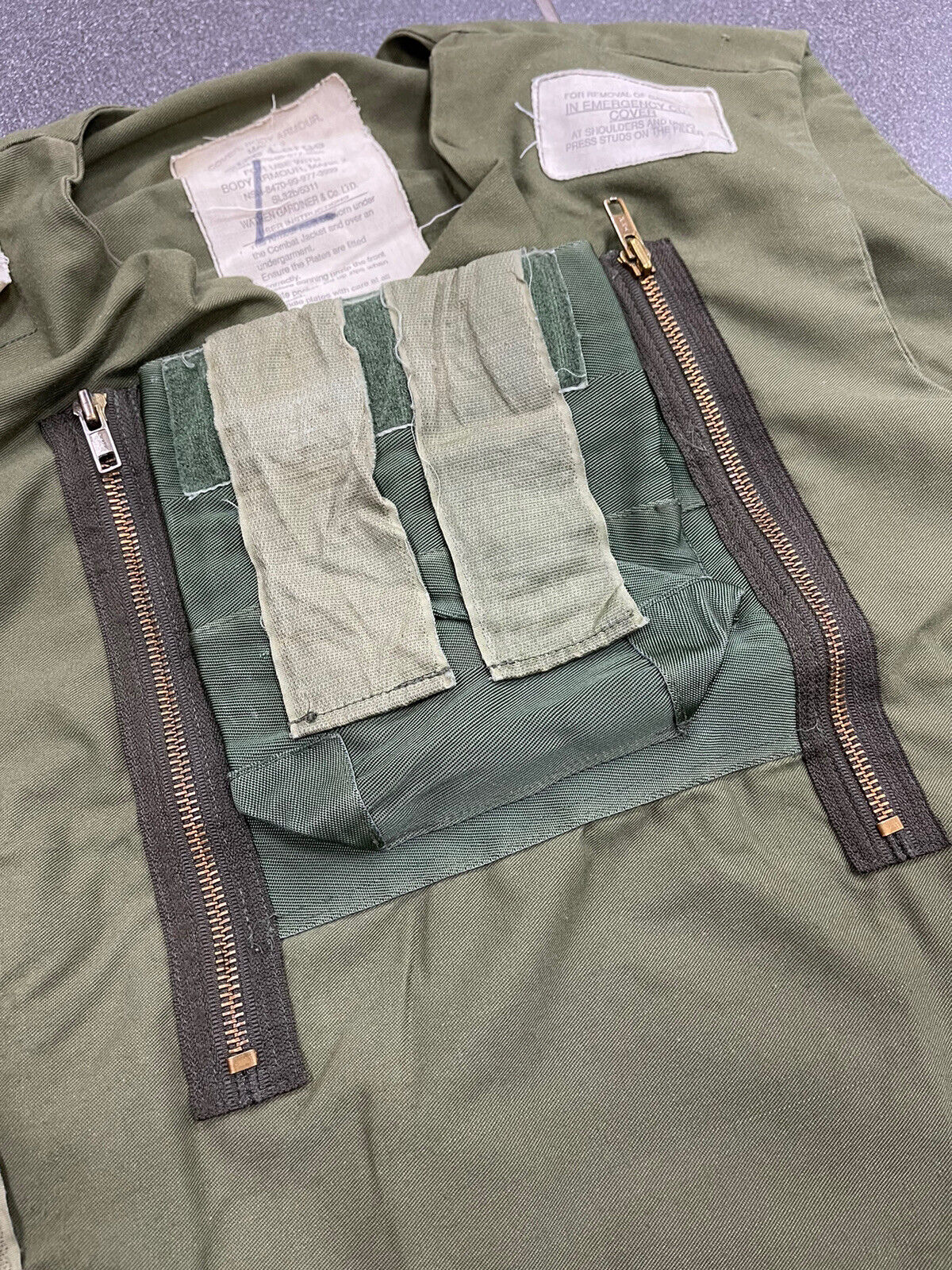 British Army Olive Green Mk2 Body Armour Cover – Pools Surplus Stores