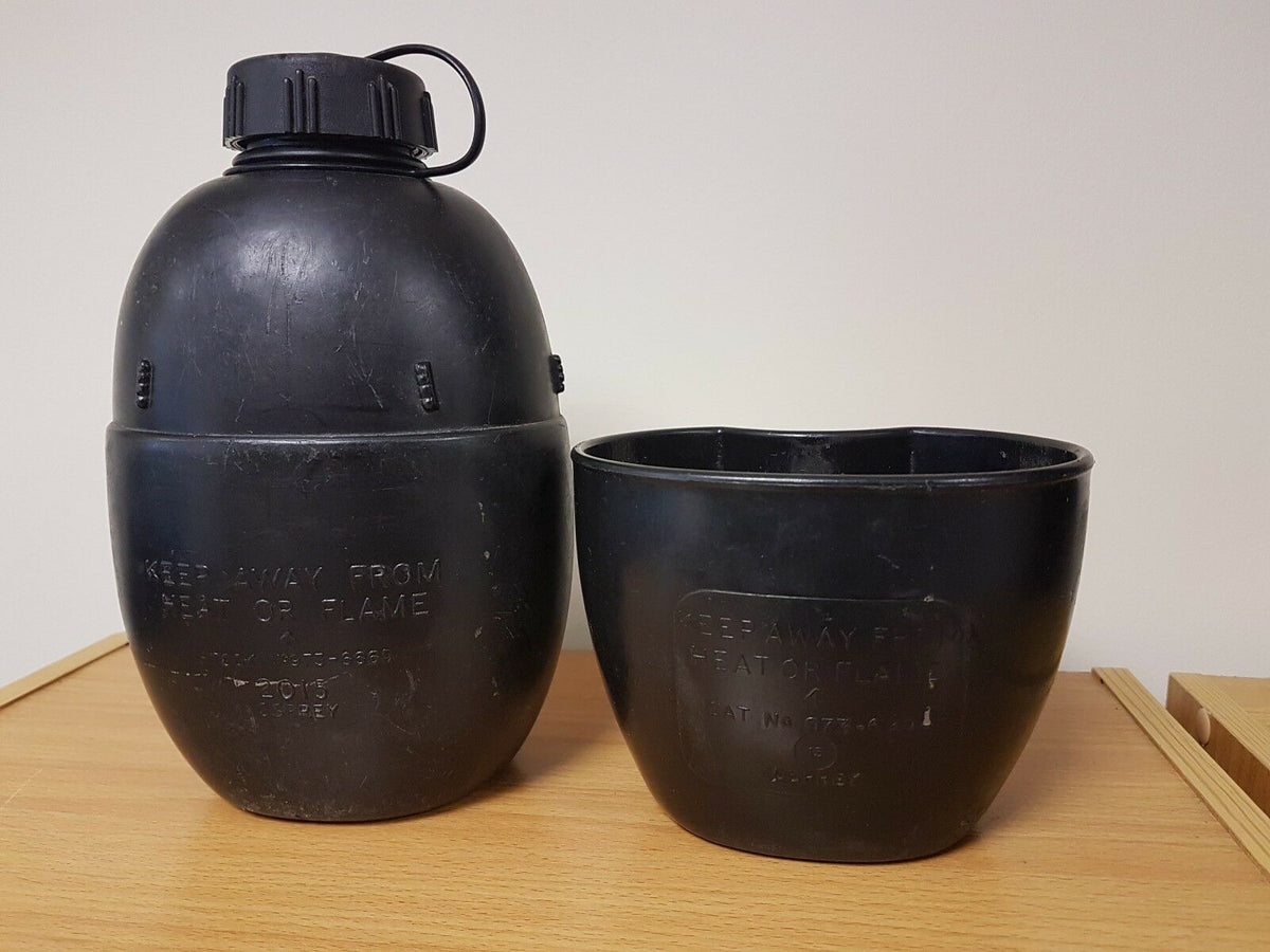 British Army 58 Pattern Water Bottle & Cup – Pools Surplus Stores