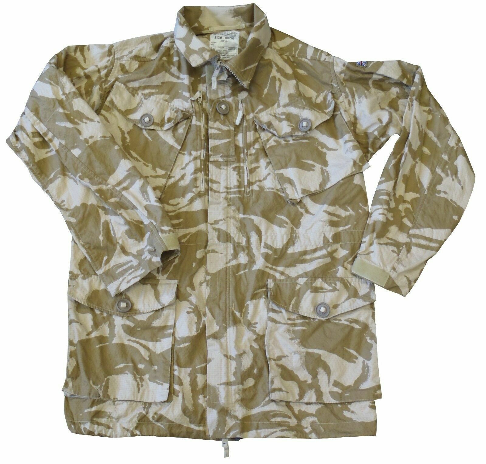 British Army Ripstop Field Jacket Smock Desert DPM Combat Soldier 95 M ...