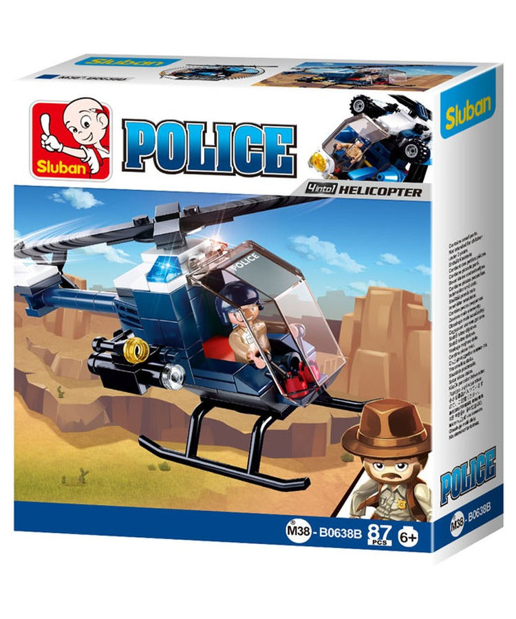 Sluban - B0638B - (Police Helicopter) – Pools Surplus Stores